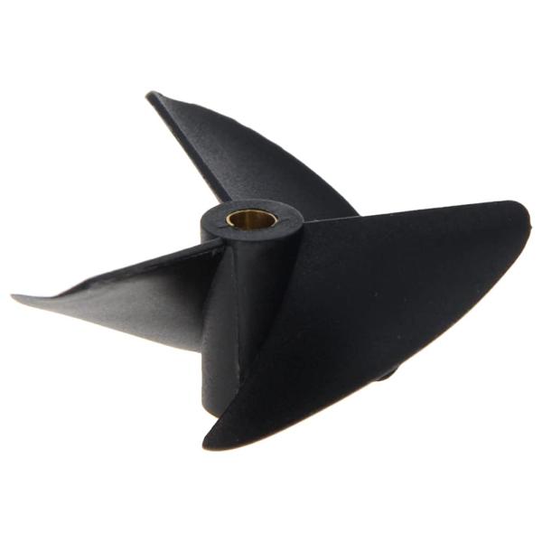 商品名:  Heyiarbeit 3 Blades CCW Propeller for Ship Model Rc Boat Propeller Model Black Plastic Paddle 52mm Diameter 19mm H...