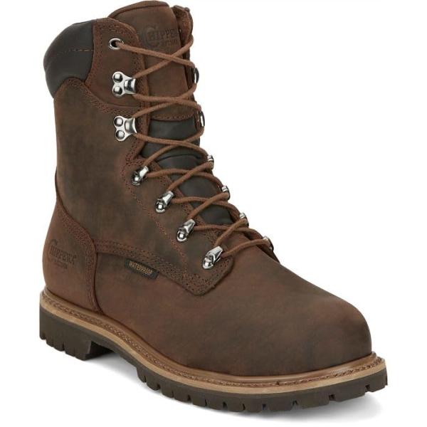 商品名:  Chippewa Men's 55069 Birkhead 8" Waterproof Steel Toe Insulated Work Bootブランド: Chippewa商品サイズ: 9 Wide商品番号: 色: Tough...