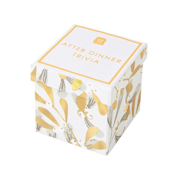 商品名:  Talking Tables Christmas Trivia Quiz Questions &amp; Charades Cards | After Dinner Table Game in Mistletoe Box | X...