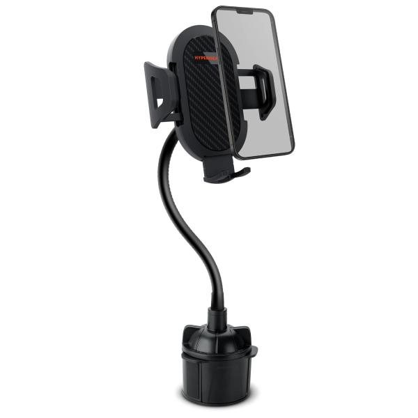 商品名:  Car Cup Holder Cell Phone Mount with Adjustable Side Grips Hands Free - Easily Install Universal for iPhone 15/14/...