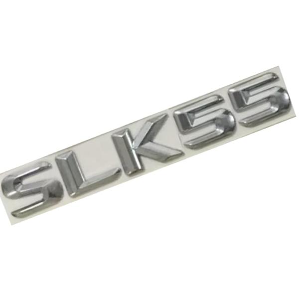 商品名: クロム数字 文字 トランクバッジ SLK 55エンブレムエンブレム メルセデスSLK55用 Chrome Number Letters Trunk Badge SLK 55 Emblem Emblems for Mercedes ...