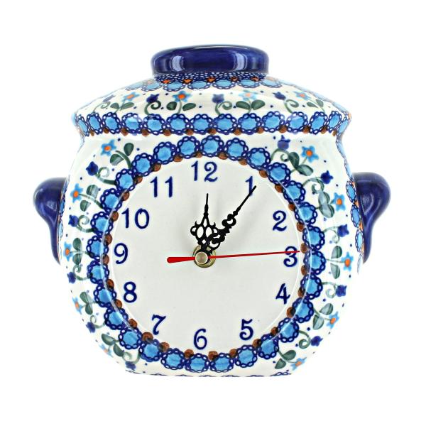 商品名: ブルーローズポリッシュ陶器サバンナ壁掛け時計 Blue Rose Polish Pottery Savannah Wall Clockブランド: Blue Rose Pottery商品サイズ: See Description高さ:...