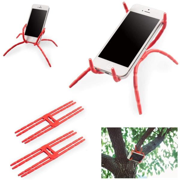 商品名: ユニバーサル 多機能 ポータブル スパイダー フレキシブル グリップ ホルダー iPhone Samsung Google Pixel ホルダー 携帯電話 スマートフォン タブレット 車 自転車 デスクプレーン ランダムカラー (...