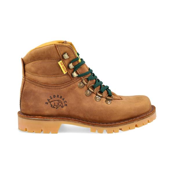 商品名:  JIM GREEN Razorback Boots for Men Lace-Up Water Resistant Full Grain Leather Work or Hiking Boot (Fudge, 7)ブランド: J...