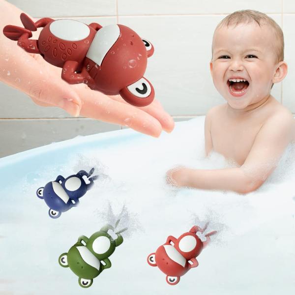 商品名: ArtCreativity (アートクリエイティビティ) ウィンドアップバスフロッグ 子供用 3個セット 水泳カエルおもちゃ アソートカラー 水中で泳ぐ子供用カエルバスタブおもちゃ スイミングプールおもちゃ 誕生日パーティーの記念...