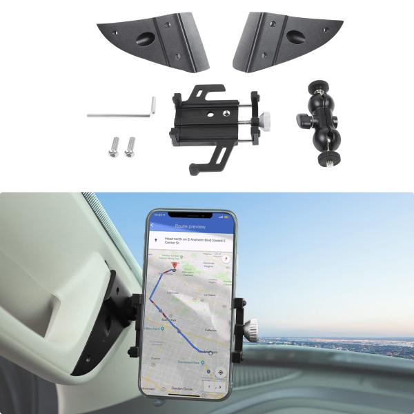 商品名: JeCar Ram Phone Mount用 Car A Pillar 携帯電話ホルダー Dodge Ram 2018-2021用 JeCar Phone Holder for Dodge Ram 1500 2018 2019 2...