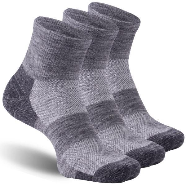 商品名:  RZTT Men Thin Merino Wool Socks, Ultra-Light Soft Athletic Socks Low Cut Breathable Moisture Wikcing Hiking Runnin...