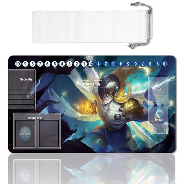 商品名: LIUYANZE ボードゲーム DTCG プレイマット テーブルマット ゲームサイズ 60X35cm マウスパッド Digimon TCG CCG RPG対応 (1025782) LIUYANZE Board Game DTCG ...