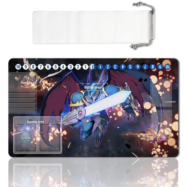 商品名: ボードゲーム DTCG プレイマット テーブルマット ゲームサイズ 60x35cm マウスパッド デジモンTCG CCG RPG対応 (50084648) LIUYANZE Board Game DTCG Playmat Tabl...
