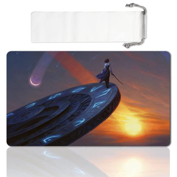 商品名: ボードゲーム TCG プレイマット テーブルマット ゲーム サイズ 60×35cm マウスパッド MTG RPG CCG トレーディングカードゲームプレイマットに対応 (タイムウォーク) LIUYANZE Board Game T...