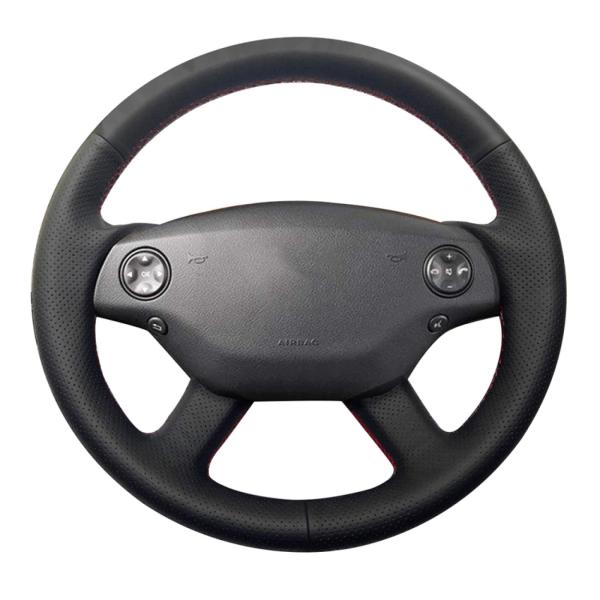 商品名: ハンドルカバーメルセデスベンツS350Sクラス2006-2008、レザーカーステアリングホイールカバー用 KJWPYNF Steering Wheel Cover, for Mercedes Benz S350 S-Class 2...