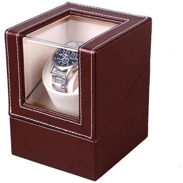 商品名:  Automatic Winding Table Watchs Box,HighGrade PU Leather 1+0 Electric Shaker On The Chain Automatic Rotating Watch ...