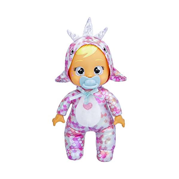 商品名: Cry Babies Tiny Cuddles Dinos Stella- 9" Baby Dolls, Cries Real Tears, Dinosaur Metallic Themed Pajamas Cry Babies ...