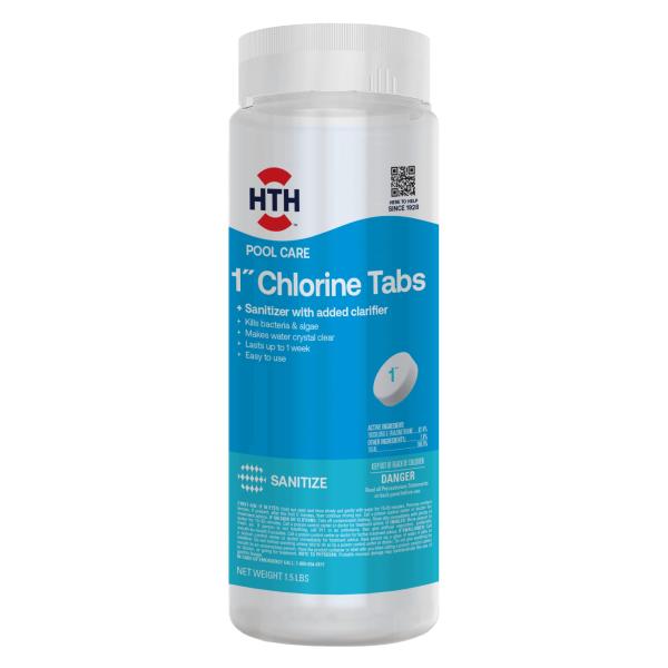 商品名: HTH 42049 Swimming Pool Care 1" Chlorine Tabs, Swimming Pool Chlorinating Sanitizer, 1.5lb HTH 42049 Swimming Pool ...