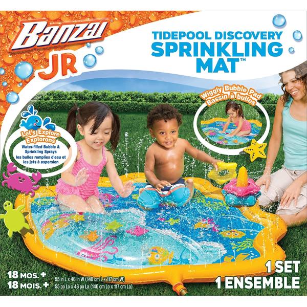 商品名:  BANZAI Jr. Tidepool Discovery Sprinkling Mat, 18 Months &amp; Upブランド: BANZAI高さ: 26.6954cm横幅: 24.6126cm奥行: 5.3086cm...