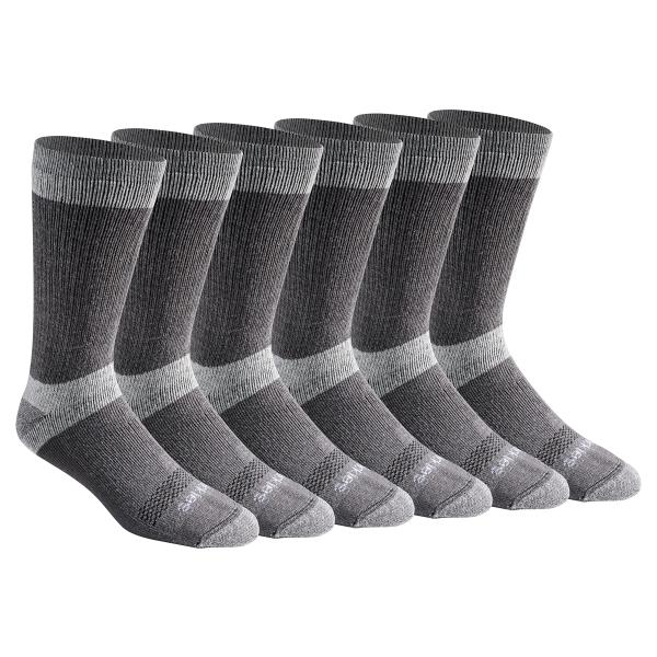 商品名: [Dickies] カジュアルソックス Dri-tech Moisture Control Max Full Cushion Crew Socks Multipack 3.0フルクッションチャコール(6組)。 Shoe Size:...