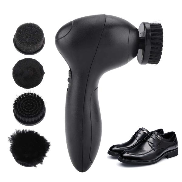 商品名: 電動靴磨きキット 電動靴磨きブラシ 電動靴磨きブラシ 靴磨きブラシ 靴 シャイナー ダストクリーナー ポータブルUSB靴磨きキット クリーナーケアキット 靴/バッグ/ソファ用 Ahdaskoo Electric Shoe Poli...