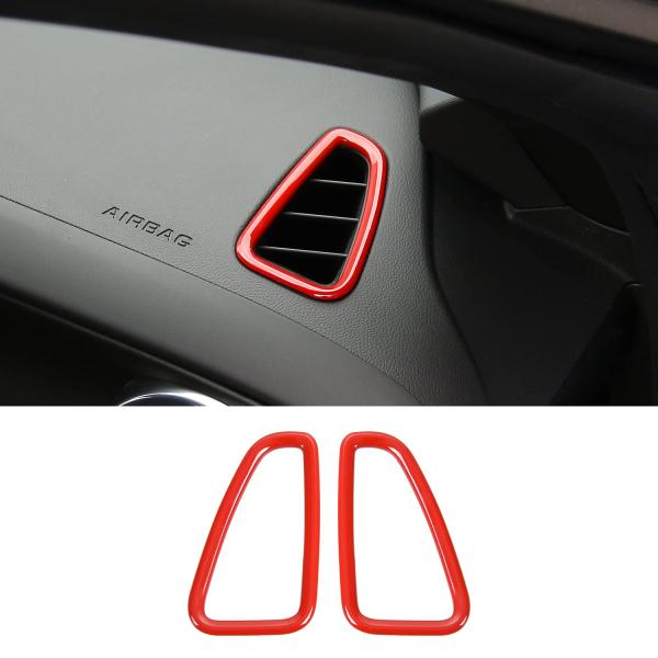 商品名:  RT-TCZ Dash Board Left &amp; Right Air Vent Outlet Vent Ring Sticker Frame Trim Cover Interior Accessories for Che...
