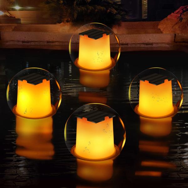 商品名:  Floating Solar Pool Lights, LED Glow Pool Ball Lights IP68 Waterproof Bathtub Night Lights, 3 Modes Light up Pool ...