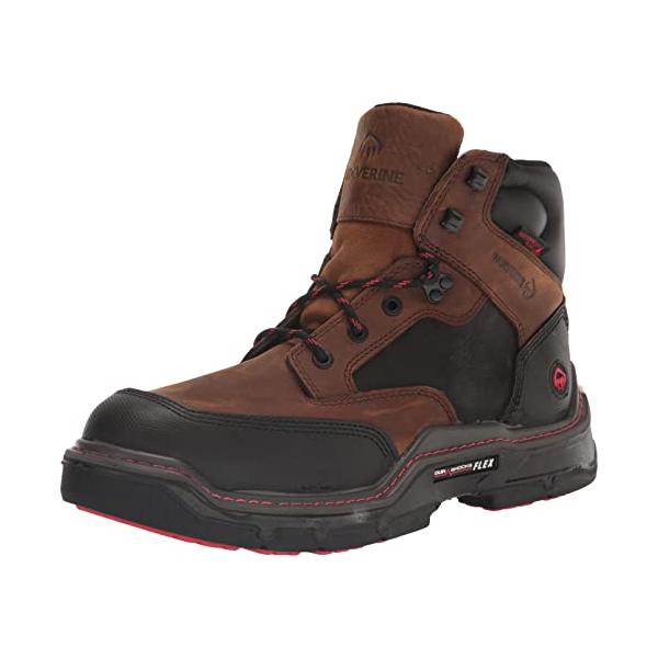 商品名:  Wolverine Men's Raider DuraShocks Heavy Duty CarbonMax 6" Construction Boot, Brown, 9.5ブランド: Wolverine商品サイズ: 9.5高さ...
