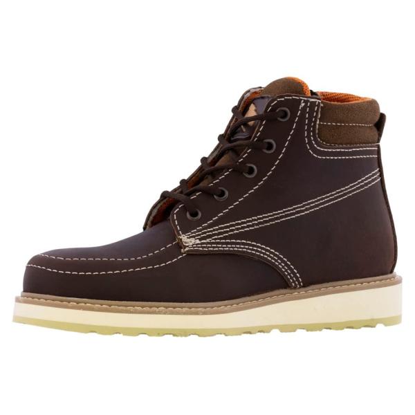 商品名:  El Presidente Mens T30W2 Brown Work Boots Leather Laces Zip Up Soft Toe 10ブランド: El Presidente商品サイズ: 10重量: 2268g商品番...
