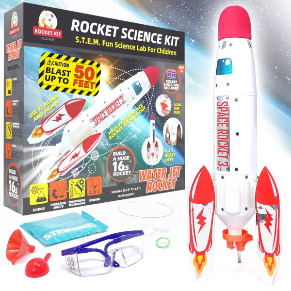 商品名:  BLOONSY Water Rocket Science Kit for Kids 8-12 | Model Rocket Bottle Launcher | Build Your Own Rocket Science Star...
