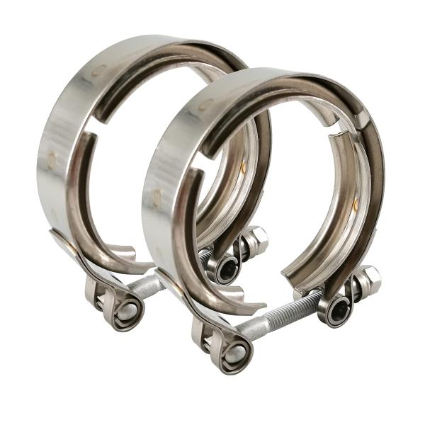 商品名: GaeaAuto 2.5インチ Vバンドクランプ 304 ステンレススチール ターボダウンパイプ用 2個パック GaeaAuto 2.5 inch V Band Clamp 304 Stainless Steel for Turb...