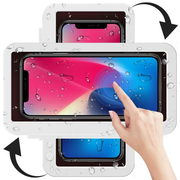 商品名:  Shower Phone Holder Waterproof - Anti Fog High Sensitivity Touch Screen, 360°Rotation Wall Mount Shower Case for P...