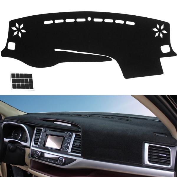 商品名:  TUCAREST Dashboard Cover Fit for 2014-2019 Toyota Highlander Flannel Nonslip Car Dash Board Mat Sunshade No-Glare ...
