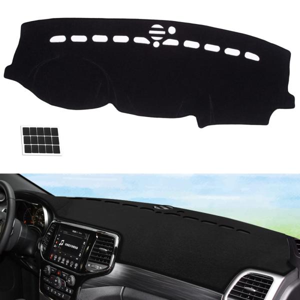 商品名:  TUCAREST Dashboard Cover Dash Fit for 2011-2020 Jeep Grand Cherokee Flannel Nonslip Car Dash Board Mat Sunshade No...