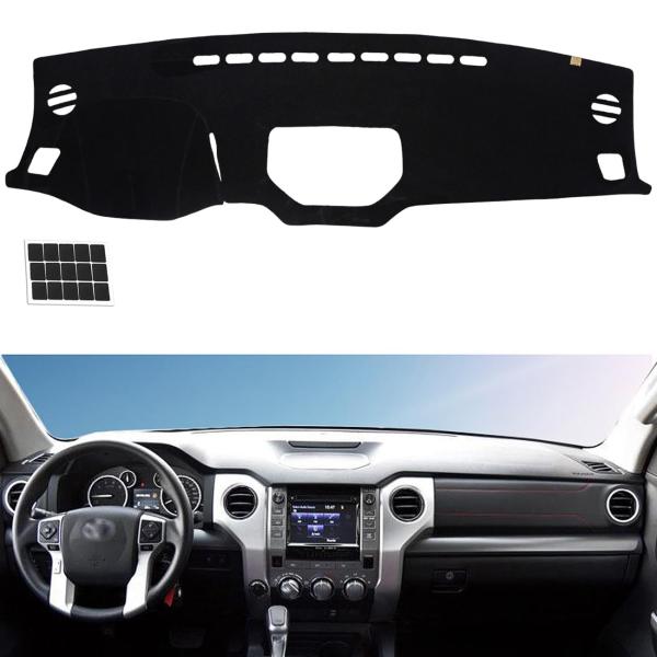 商品名:  TUCAREST Dashboard Cover Fit for 2014-2021 Toyota Tundra Flannel Nonslip Car Dash Board Mat Sunshade No-Glare and ...
