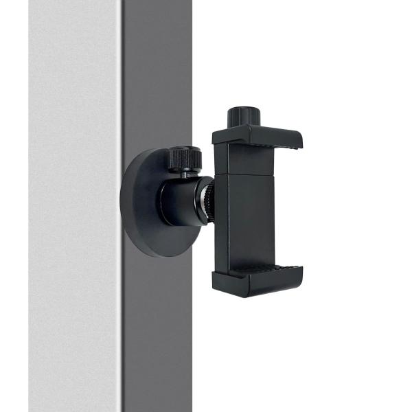 商品名: Vinkqiado ジム磁気電話マウントホルダー 高耐久 マグネットベース 携帯電話クランプ 鉄金属表面に引き付ける ジム オートバイ タンク トラクター ツールボックス トラック フォークリフト用に設計 Vinkqiado Gy...