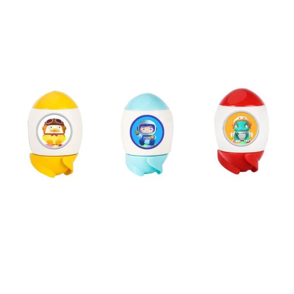 商品名:  Toyvian 3pcs Bath Water Toys Water Bathtub Toy Floating Bathtub Toy Swimming Bath Toy Rocket Clockwork Toys Baby T...