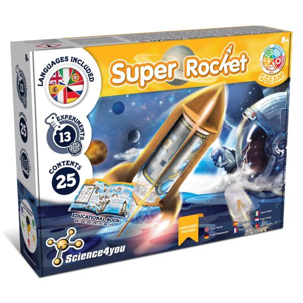 商品名:  Science4you Super Stomp Rocket Launcher - Stomp Rocket Toy + 13 Science Experiments, Build a Bottle Rocket Launche...