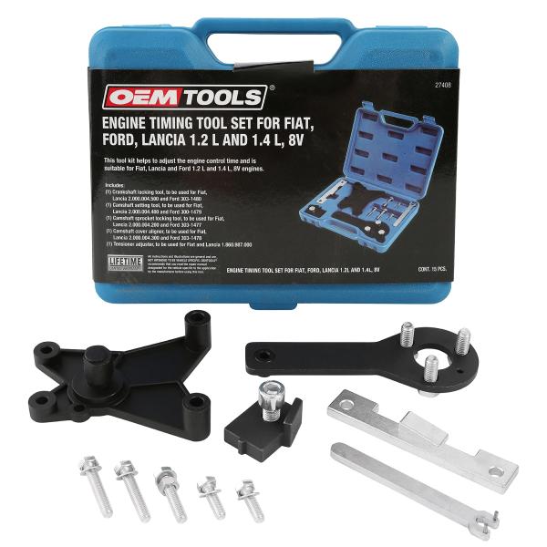 商品名:  OEMTOOLS 27408 Timing Tool Set for 1.2L and 1.4L 8V Engines, Compatible with Fiat and Ford, Timing Tool Kit with B...