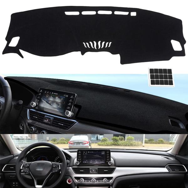 商品名:  TUCAREST Dashboard Cover Fit for 2018 2019 2020 2021 2022 Honda Accord Flannel Nonslip Car Dash Board Mat Sunshade...