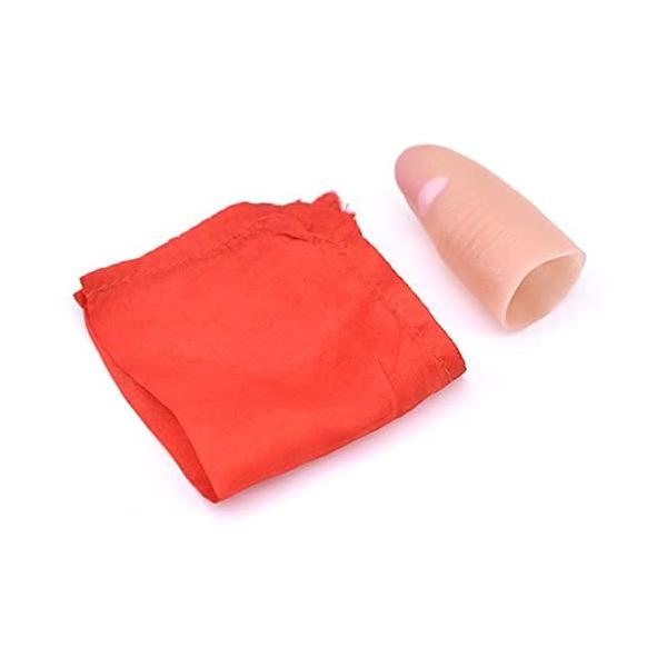 商品名:  SUMAG 3 Set Finger Magic Tricks with Silks Mystical Rubber Finger Thumb Tip Magic Prop Toy Magicians Magic Gimmick...