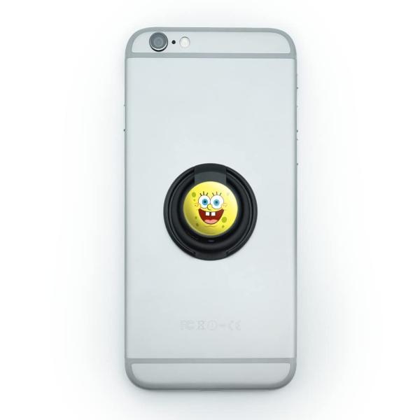 商品名:  Spongebob Goofy Smile Face Mobile Smart Phone Finger Ring Grip Holder Standブランド: GRAPHICS &amp; MORE商品サイズ: OneSize...