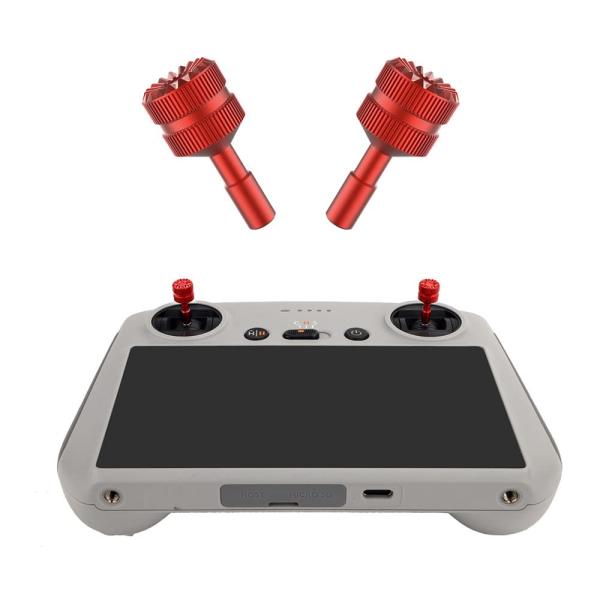 商品名: Mini 3 Pro アルミ合金コントロールスティック 親指ロッカージョイスティック DJI RC / DJI Mini 3 Pro コントローラーアクセサリー用 (レッド) Mini 3 Pro Aluminum Alloy C...
