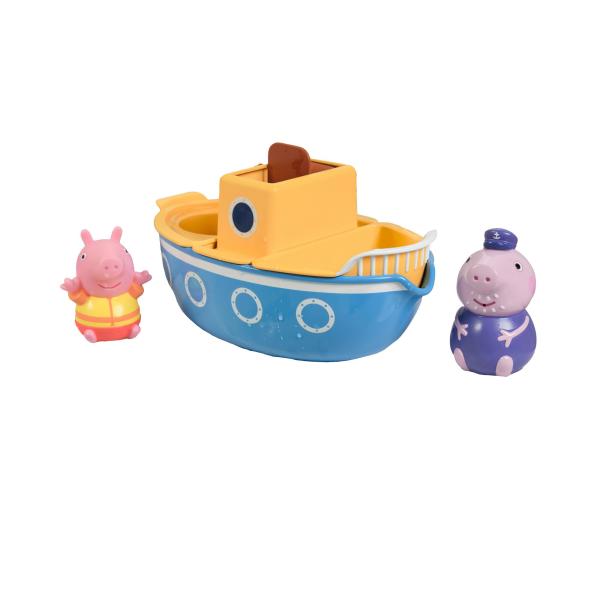 商品名:  Tomy E73414 Grandpa Pig’s Splash &amp; Pour Boat from Toomies ? 4-in-1 Bath Time Peppa Pig Toy with Removable Wate...