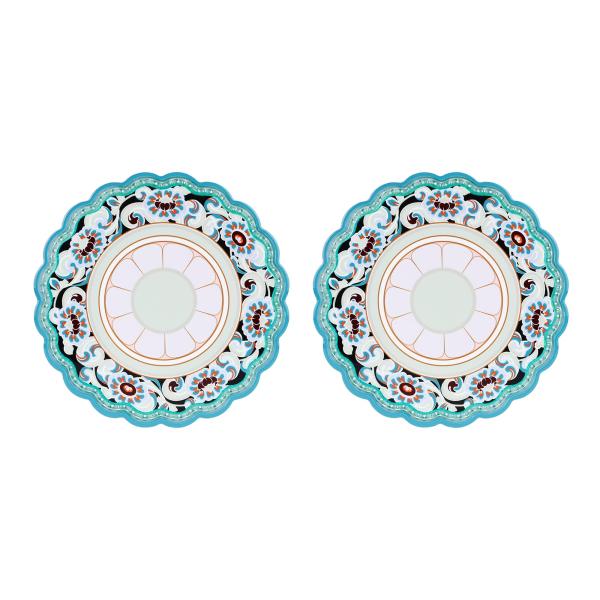 商品名:  Arly Ceramic Trivets for Hot Pots and Pans, Kitchen Accessories for Table,Heat Resistant Decor Mat,Round 7.7 Inch ...