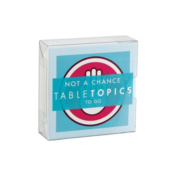 商品名: TableTopics - to GO Not a Chance - 40枚の楽しい質問カード 限界と境界をテストする 友人や家族向けの楽しいゲームで、ゲームナイトやカードライドや夏のロードトリップに最適 TableTopics ...