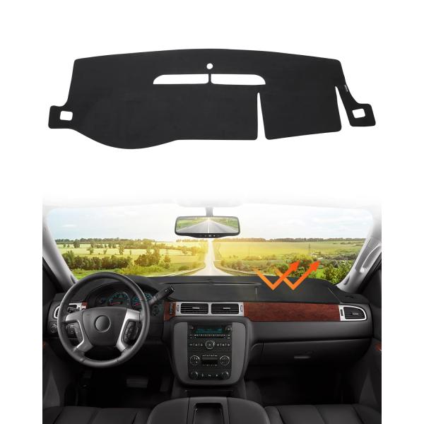 商品名: ISSYAUTO ダッシュボードカバー マット ダッシュカバー 2007-2014 Chevy and GMC ダッシュボードプロテクターカバー ISSYAUTO Dashboard Cover Mat Dash Cover Co...