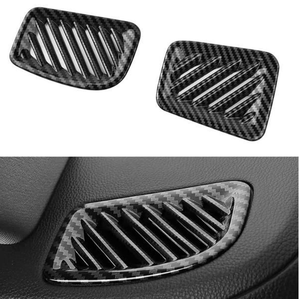 商品名:  LEXLEY 2pcs Carbon fiber Style Center Console Dash Board Air Vent Trim OEM Decoration Cover For Toyota 2020 2021 2...
