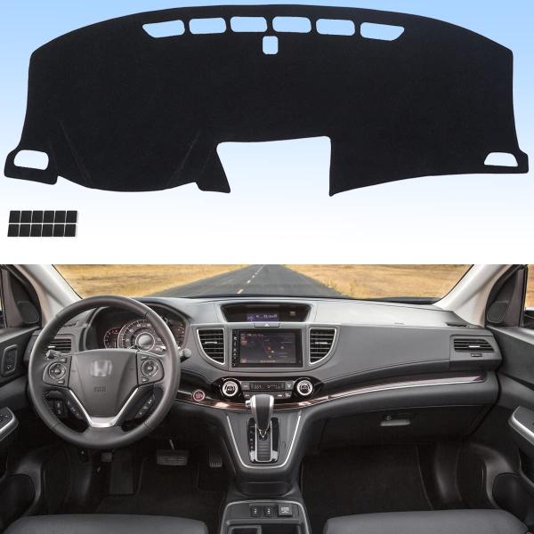商品名:  AUQDD Dashboard Cover Flannel Dash Mat Custom Compatible with 2012 2013 2014 2015 2016 Honda CR-V, Anti-Glare, Ant...