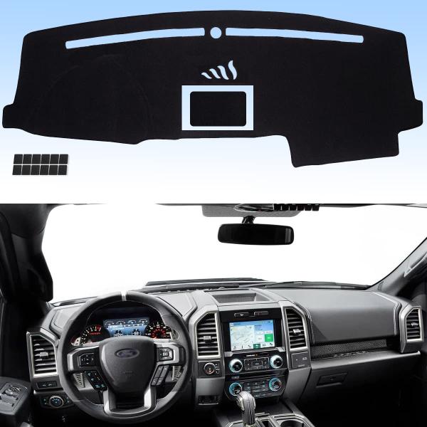 商品名: AUQDD ダッシュボードカバー BGD1001 AUQDD Dashboard Dash Cover Flannel Dash Mat Custom Compatible with 2015-2020 Ford F-150, A...