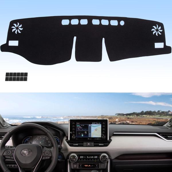 商品名: AUQDD ダッシュボードカバー BGD1015 AUQDD Dashboard Dash Cover Flannel Dash Mat Custom Compatible with 2019-2023 Toyota RAV4, ...
