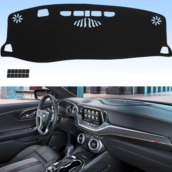 商品名:  AUQDD Dashboard Dash Cover Flannel Dash Mat Custom Compatible with 2019-2023 Chevrolet Blazer, Anti-Glare, Anti-Re...