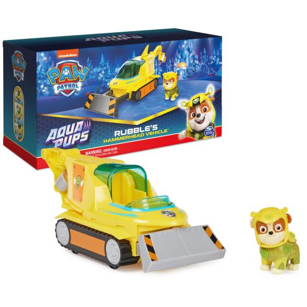 商品名: Paw Patrol Aqua Pups Rubble Transforming Hammerhead Shark Vehicle with Collectible Action Figure, Kids Toys for Age...