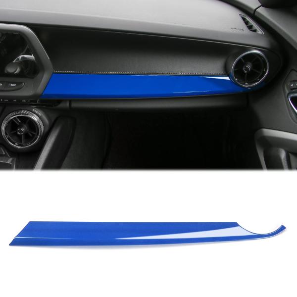 商品名:  RT-TCZ for Camaro Passenger Dash Panel Trim Cover Blue for Chevy Camaro 2017 2018 2019 2020 2021 2022 2023 Blue In...